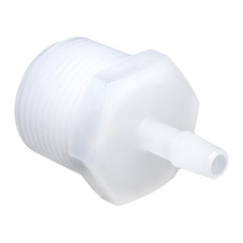 50108-01 | Cole-Parmer Threaded to Hose Barb Fitting, Straight Adapter ...