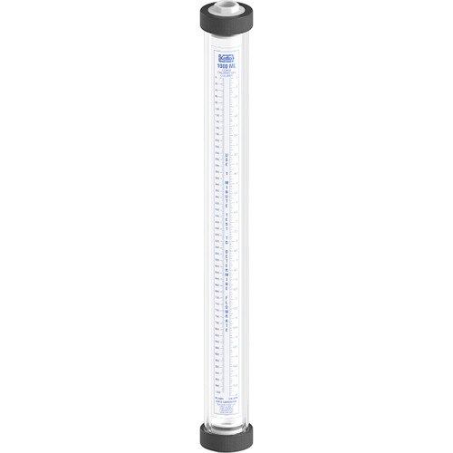1000ML-GL-PTFE | 0 to 16 GPH Pump Calibration Column, Glass with PTFE ...