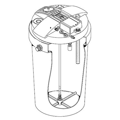 28850 | LMI Upflow Fluoride Saturator with 50 Gallon Tank