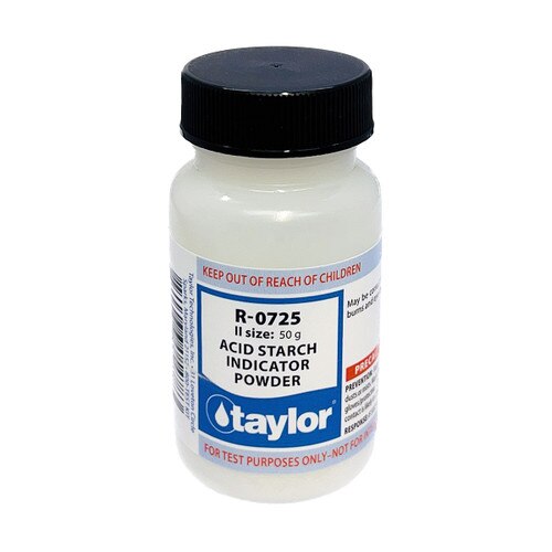 R-0725-II | Taylor Acid Starch Indicator Powder 50 grams (each)