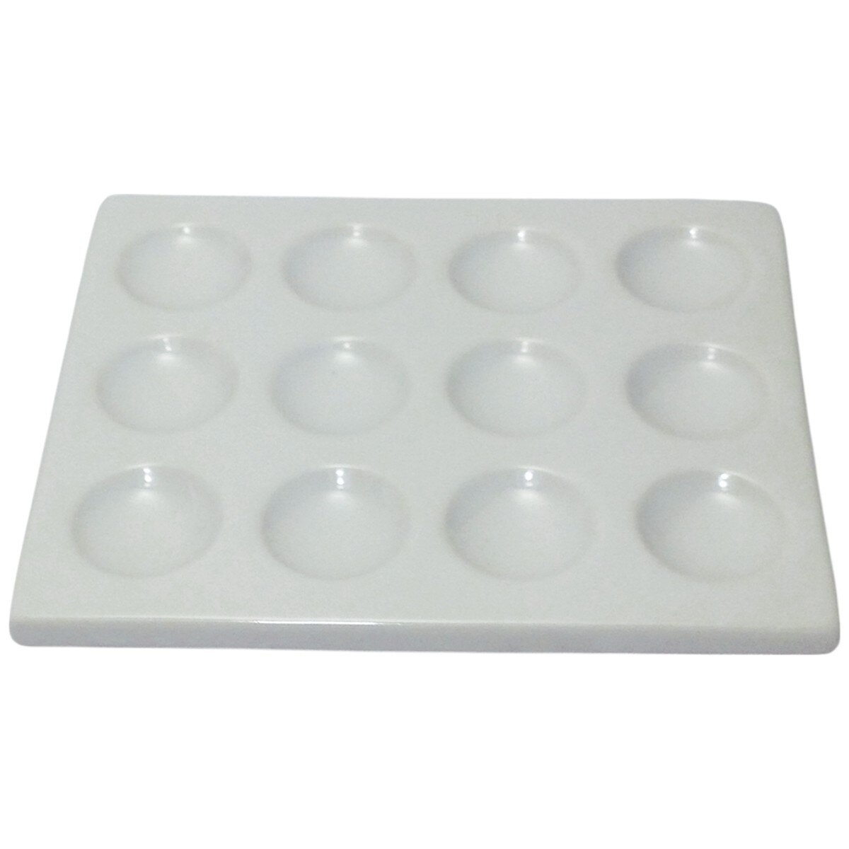 JSC006 | United Scientific Porcelain Spot Plate, 6 Wells (each)